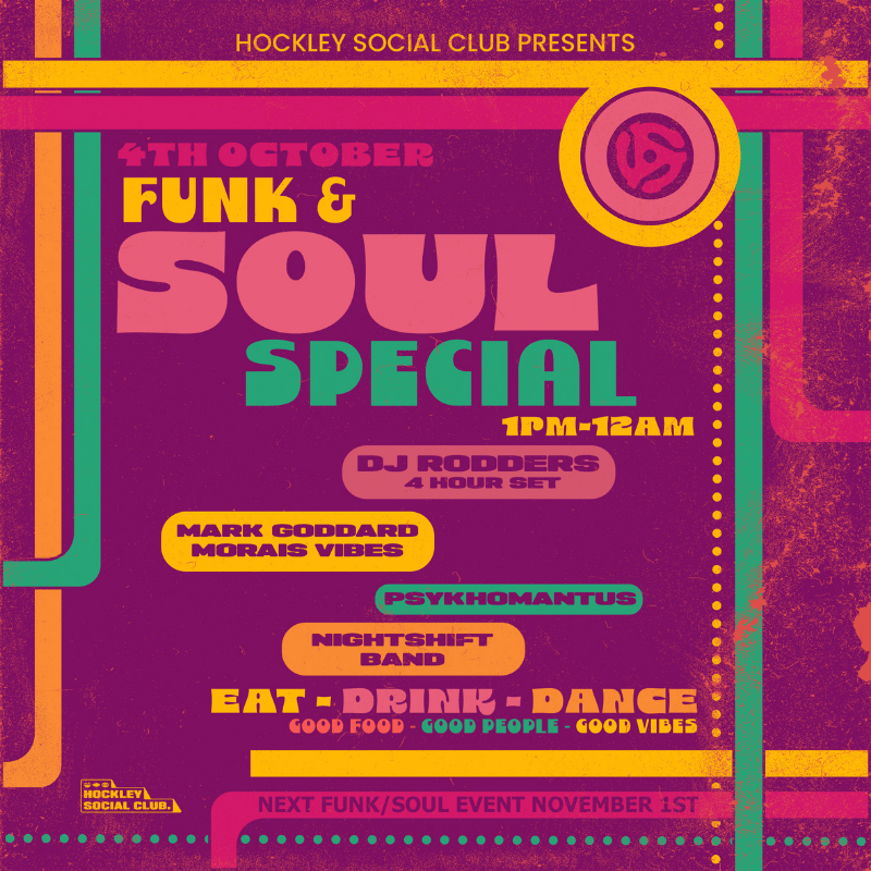 Funk & Soul Special at Hockley Social Club